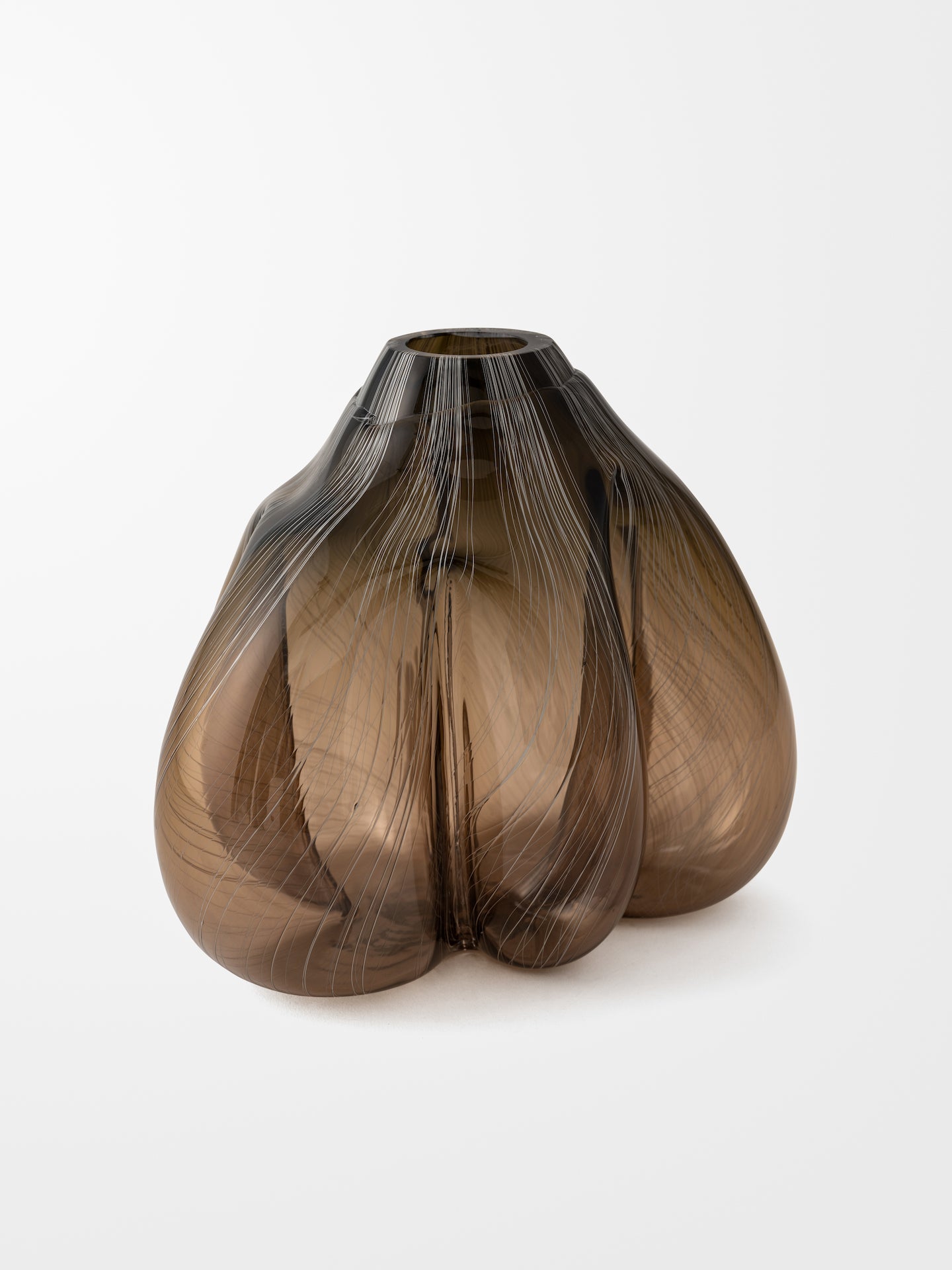 Abstract Form Study in Smoke and Chestnut II – chesterfieldgallery