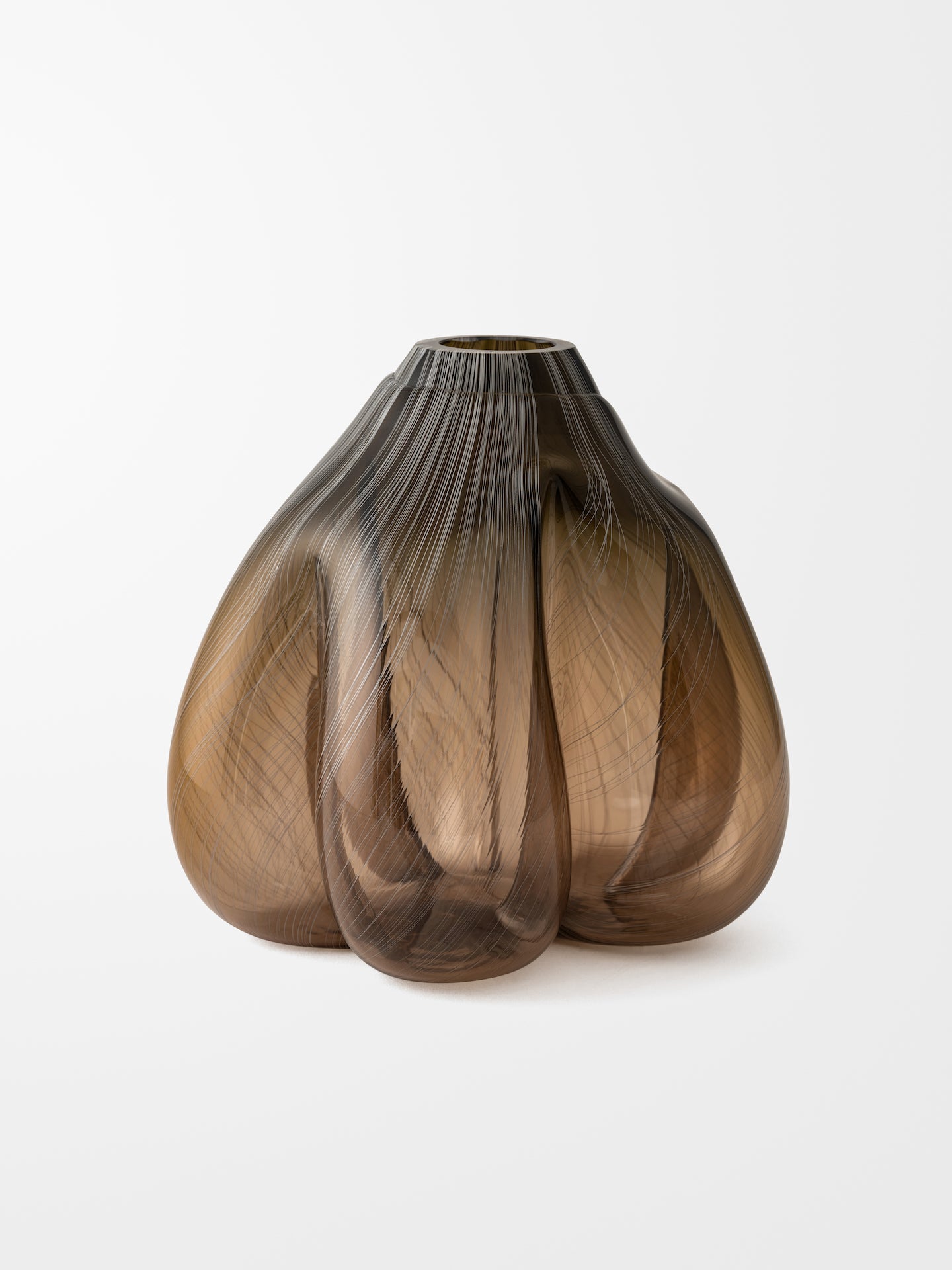 Abstract Form Study in Smoke and Chestnut II – chesterfieldgallery