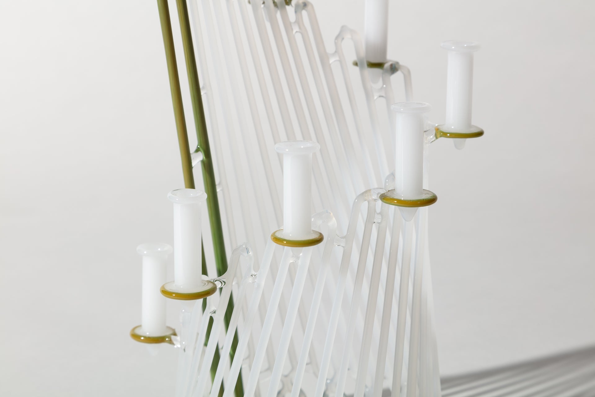 Green & White Menorah – chesterfieldgallery